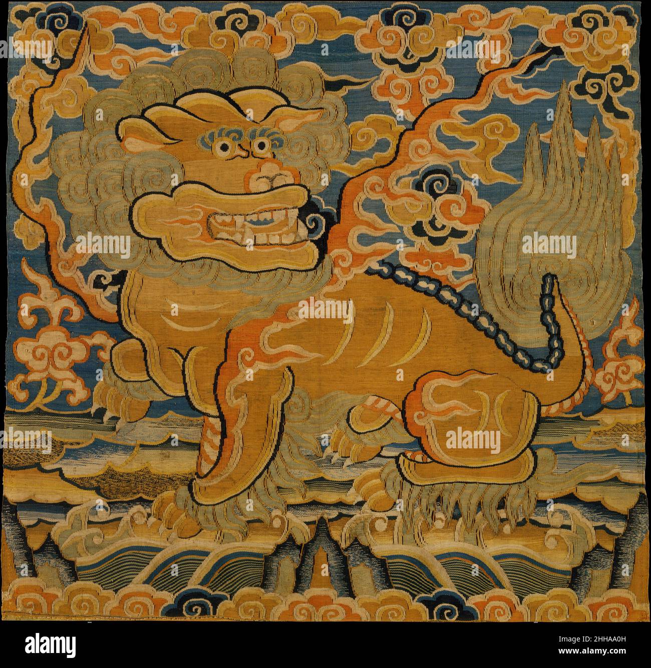 Rank Badge with Lion 15th century China During the Ming dynasty, the ...