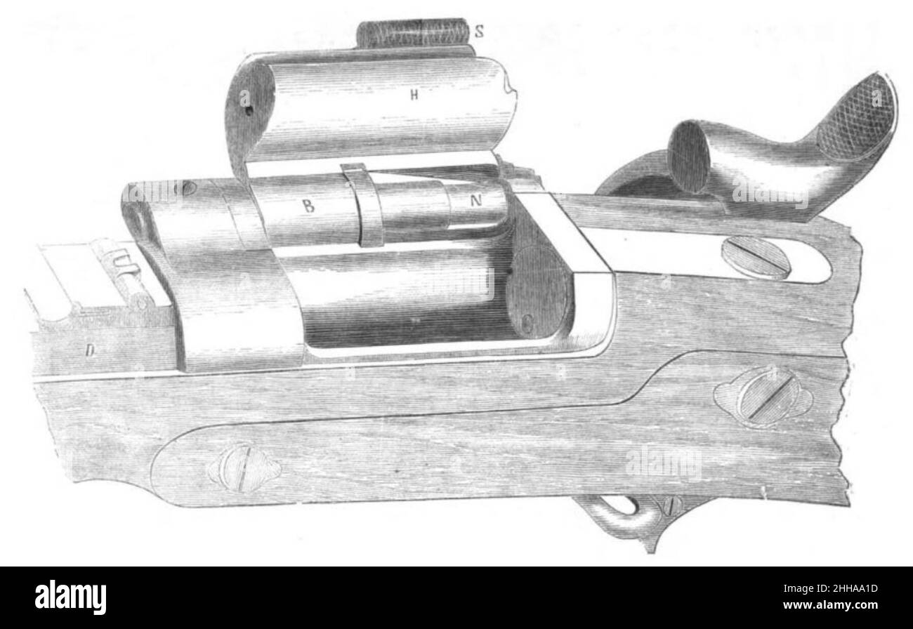 Snider rifle breech illustration Stock Photo - Alamy