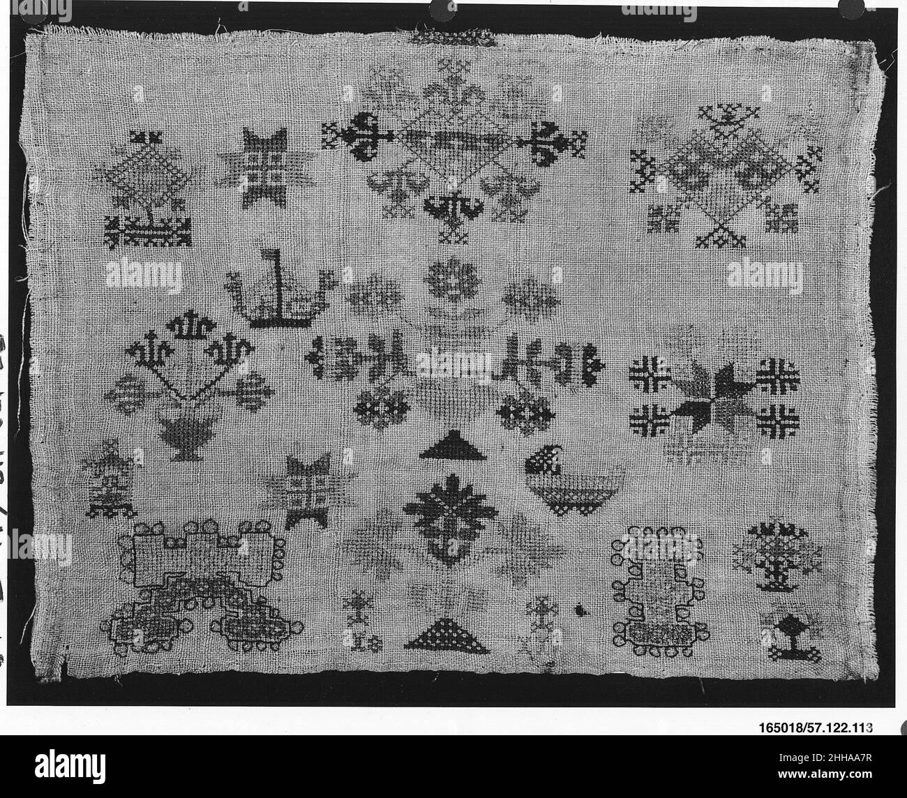 Sampler 1811 Dutch. Sampler 228040 Stock Photo - Alamy