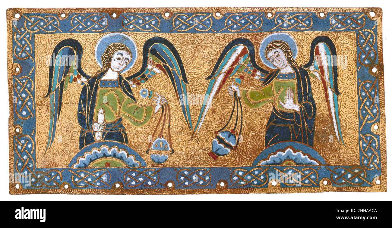 Plaque with Censing Angels ca. 1170–80 French This enameled plaque ...