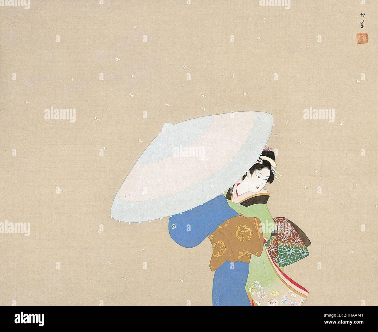 Snow by Uemura Shoen Stock Photo - Alamy