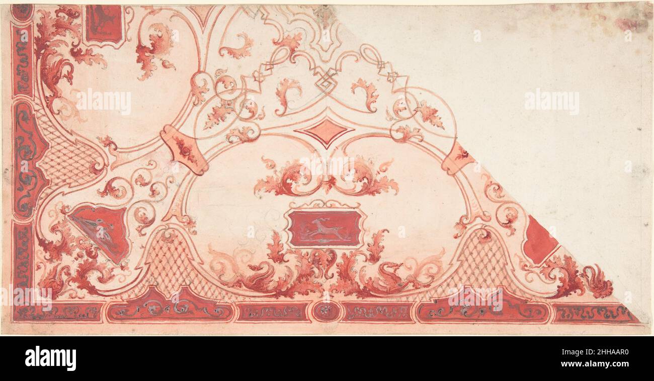 Design for a Painted Ceiling 1800–1900 Anonymous, Italian, 19th century ...