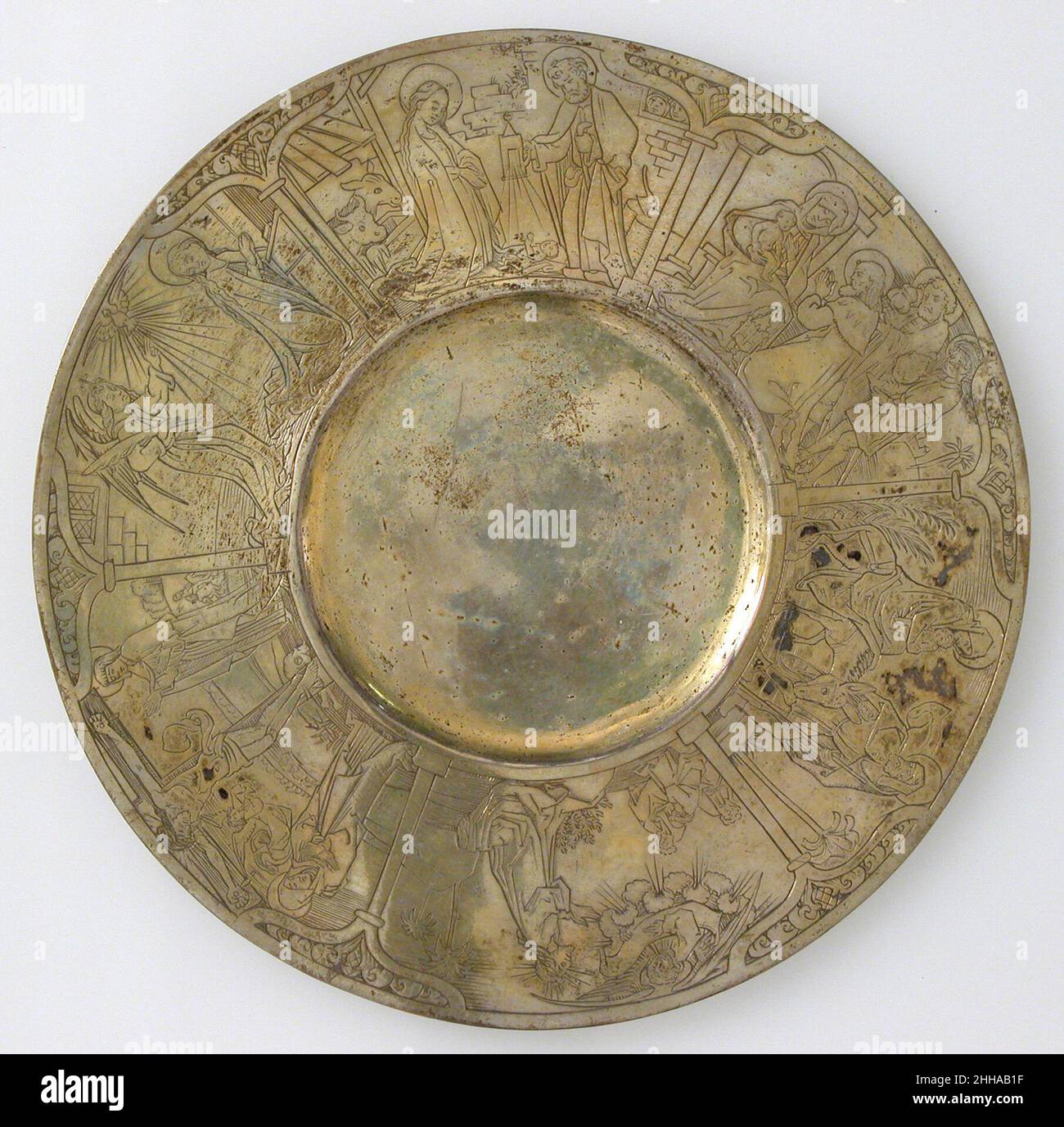 Paten 16th century South Netherlandish. Paten 466342 Stock Photo - Alamy