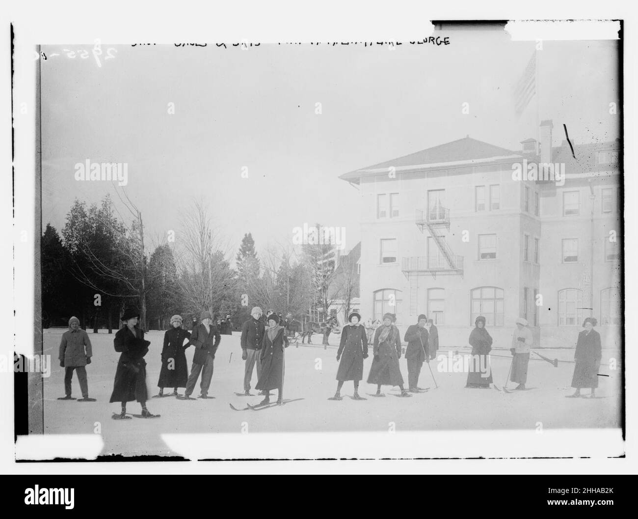 Snow fort Black and White Stock Photos & Images - Alamy