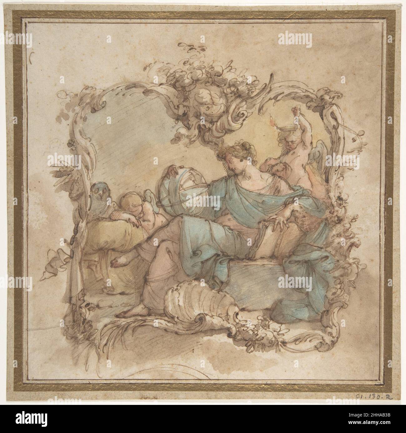 Vignette with an Allegorical Figure of Astronomy ca. 1798 Mauro ...