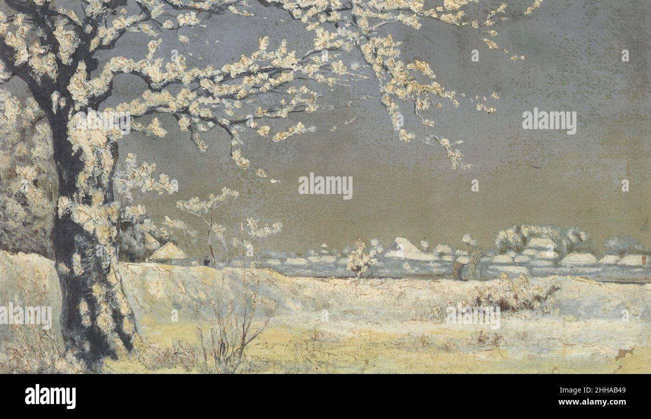 Snow on the Sumida Embankment by Takahashi Yuichi (Kotohiragu Stock ...