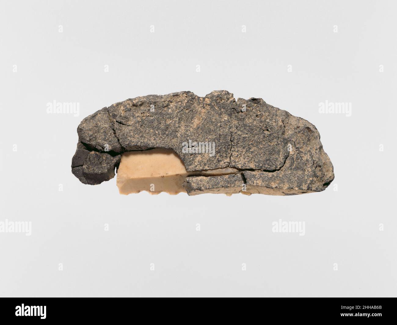 Sickle blade set in bitumen for attachment to a handle ca. 2900–2700 B ...
