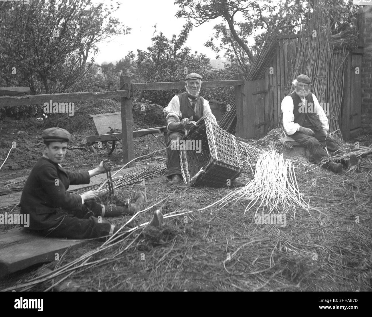 Basket making Black and White Stock Photos & Images - Alamy