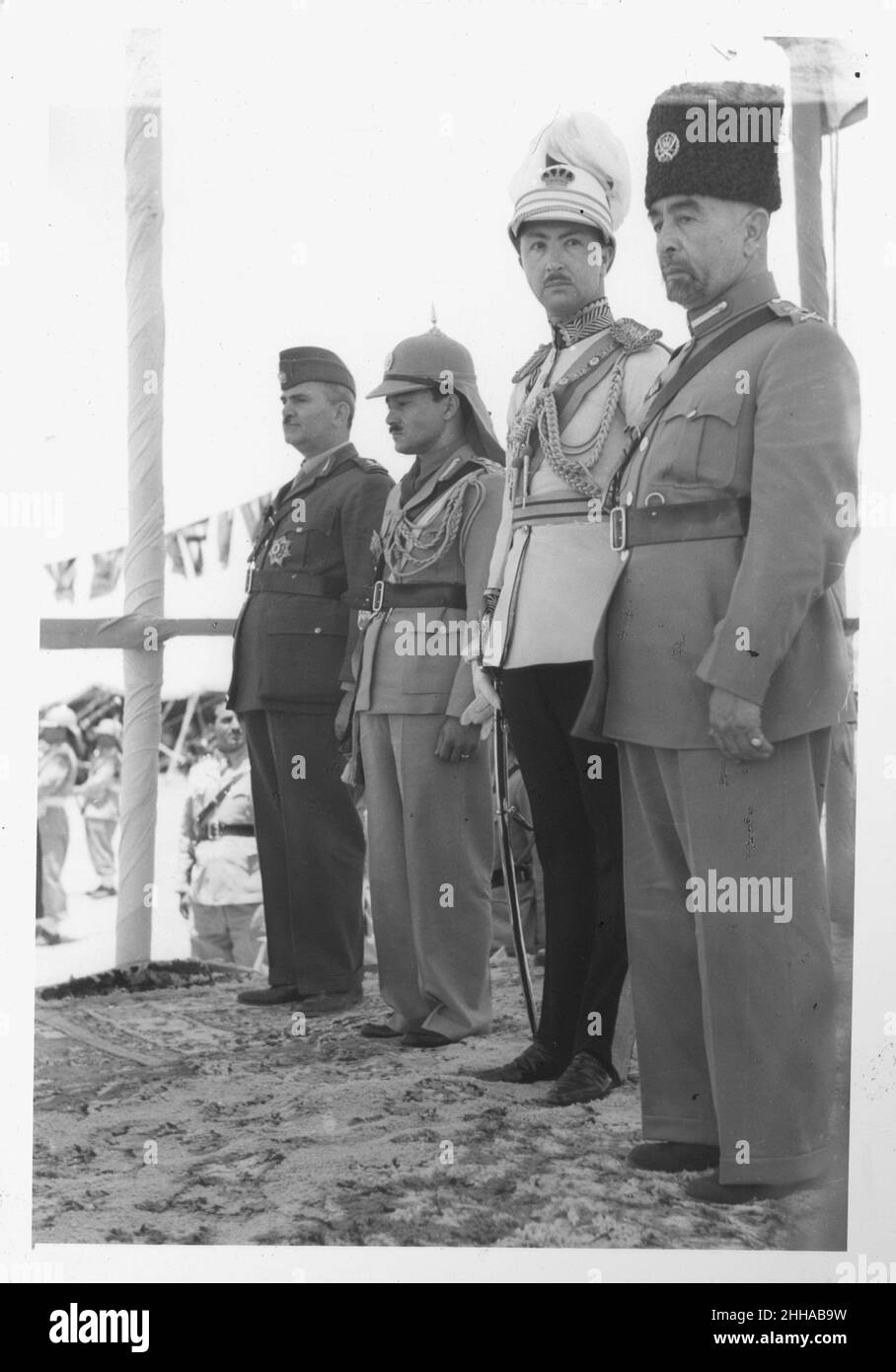 King abdullahs youngest son and nuri pasha said hi-res stock ...