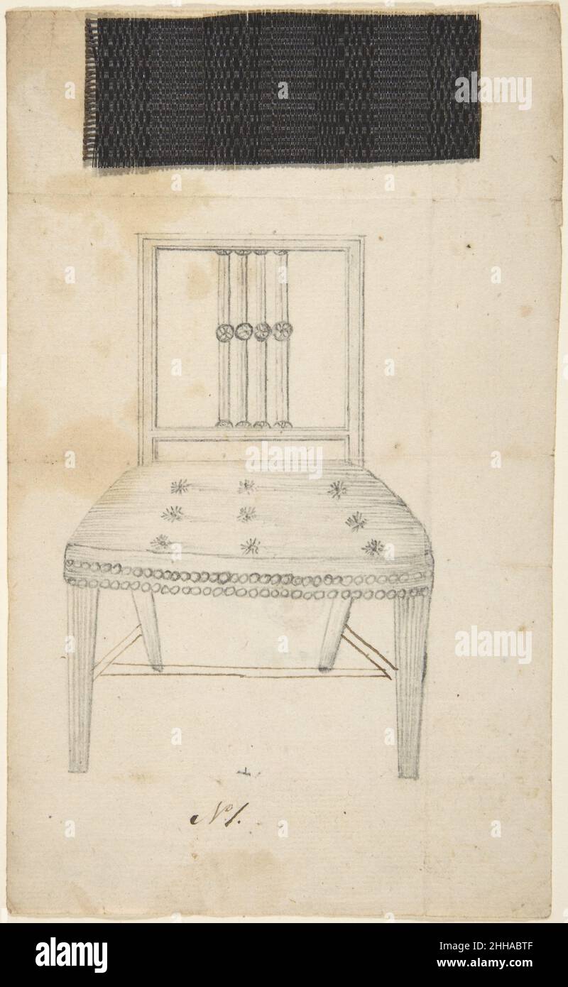 Two designs for side chairs 18th century Attributed to Anonymous ...