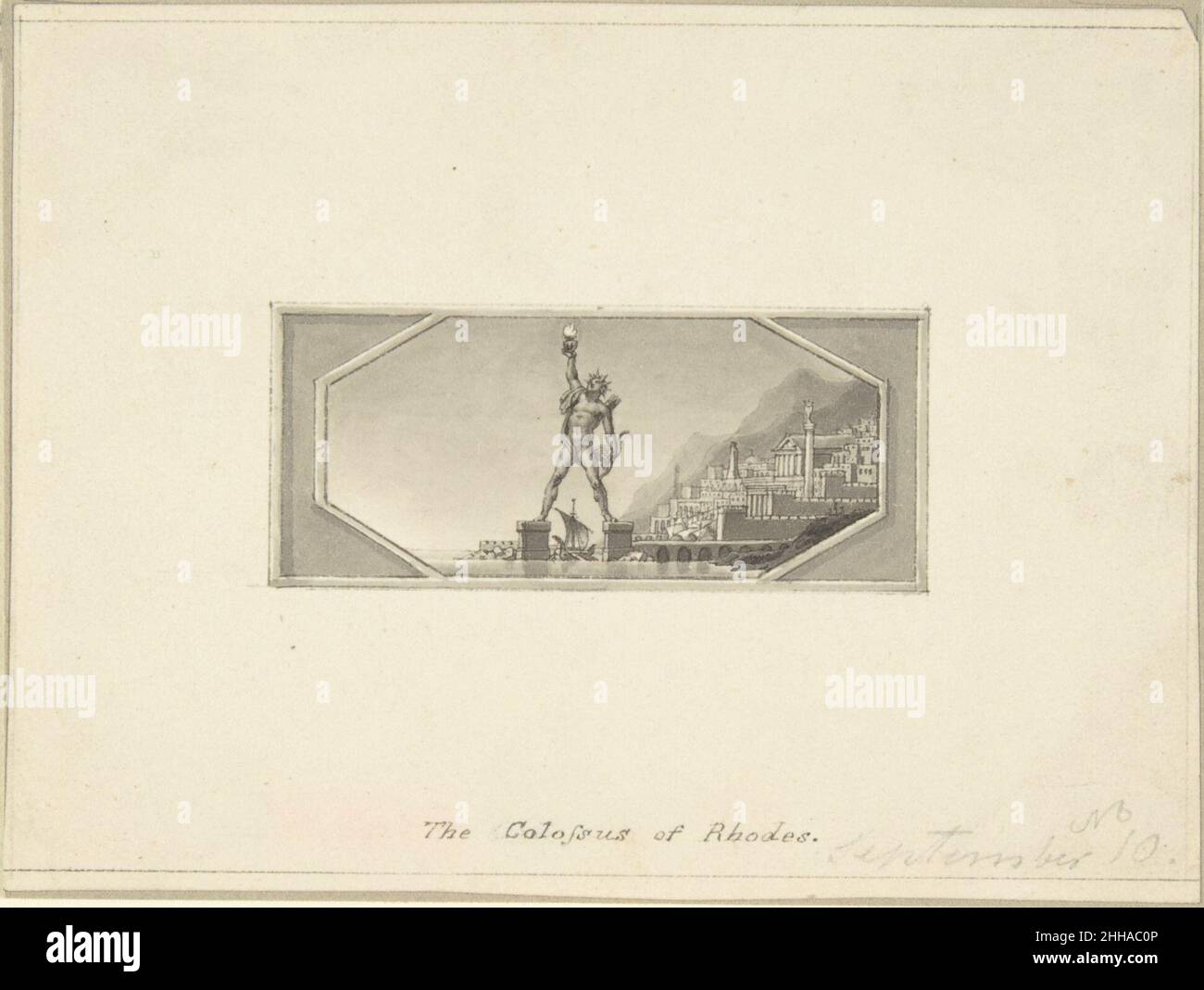 The Colossus of Rhodes 1790–1800 Edward Francis Burney British. The ...