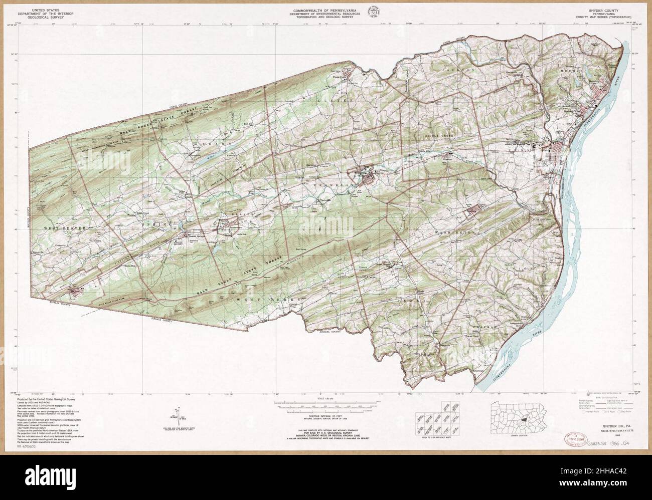 Snyder County, Pennsylvania Stock Photo - Alamy