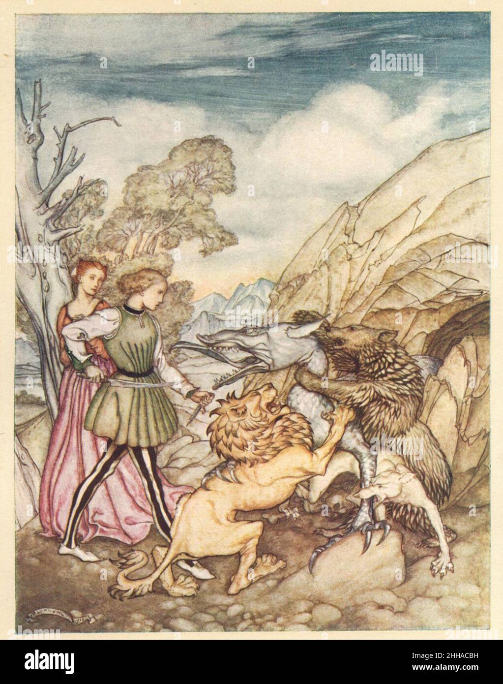 So valiantly did they grapple with him that they bore him to the ground ...