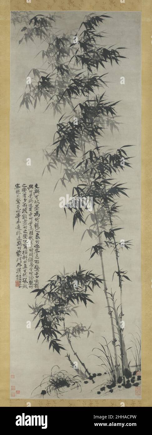 Bamboo in Wind and Rain ca. 1694 Shitao (Zhu Ruoji) Chinese Shitao, one ...