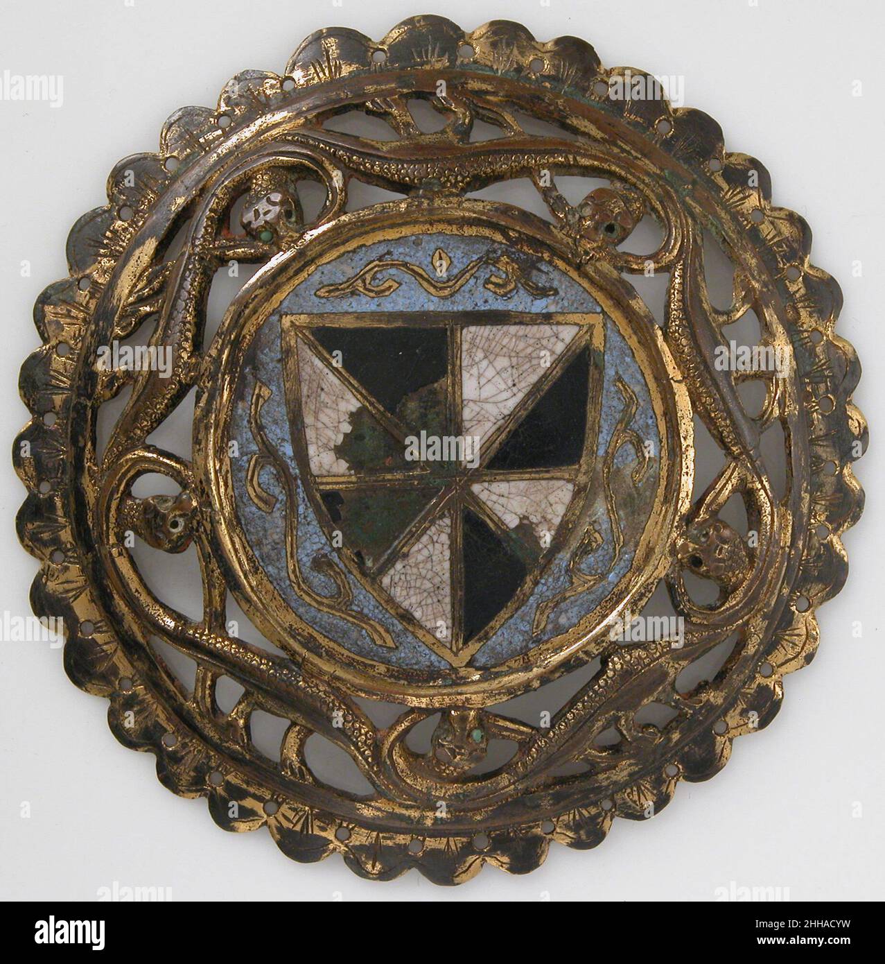 Roundel 14th century French. Roundel 467625 Stock Photo - Alamy