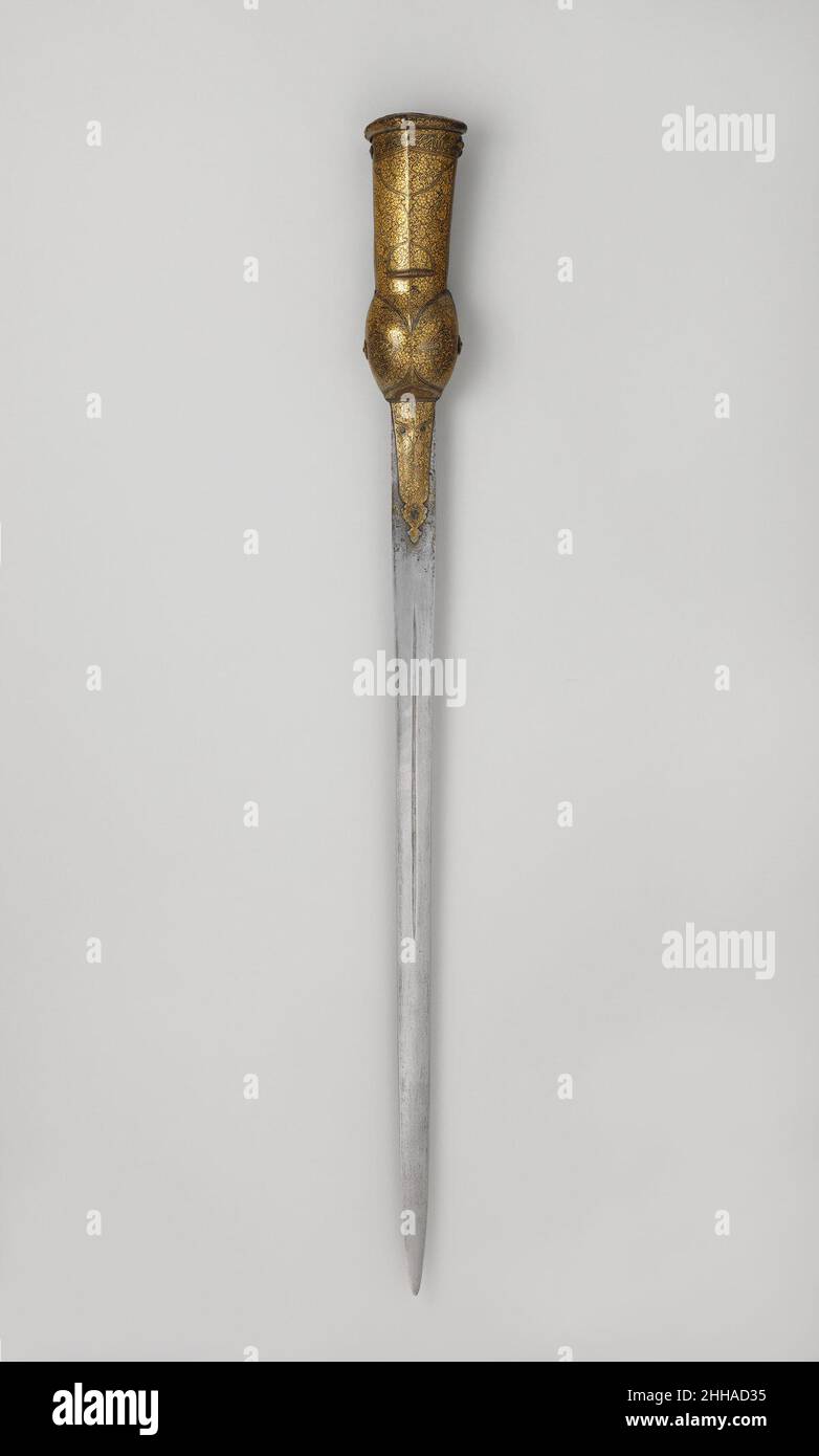 Gauntlet Sword (Pata) hilt, dated A.H. 1126 / A.D. 1714–15; blade ...