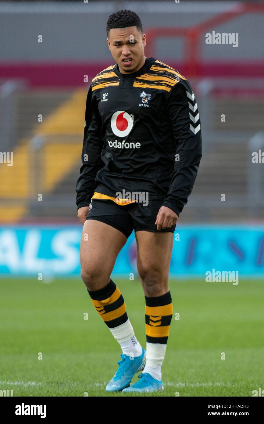 Marcus WATSON of Wasps during the Heineken Champions Cup, Round 4, Pool ...