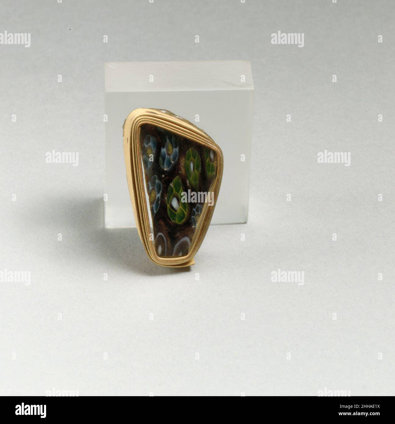 Glass mosaic inlay fragment late 1st century B.C.–early 1st century A.D ...