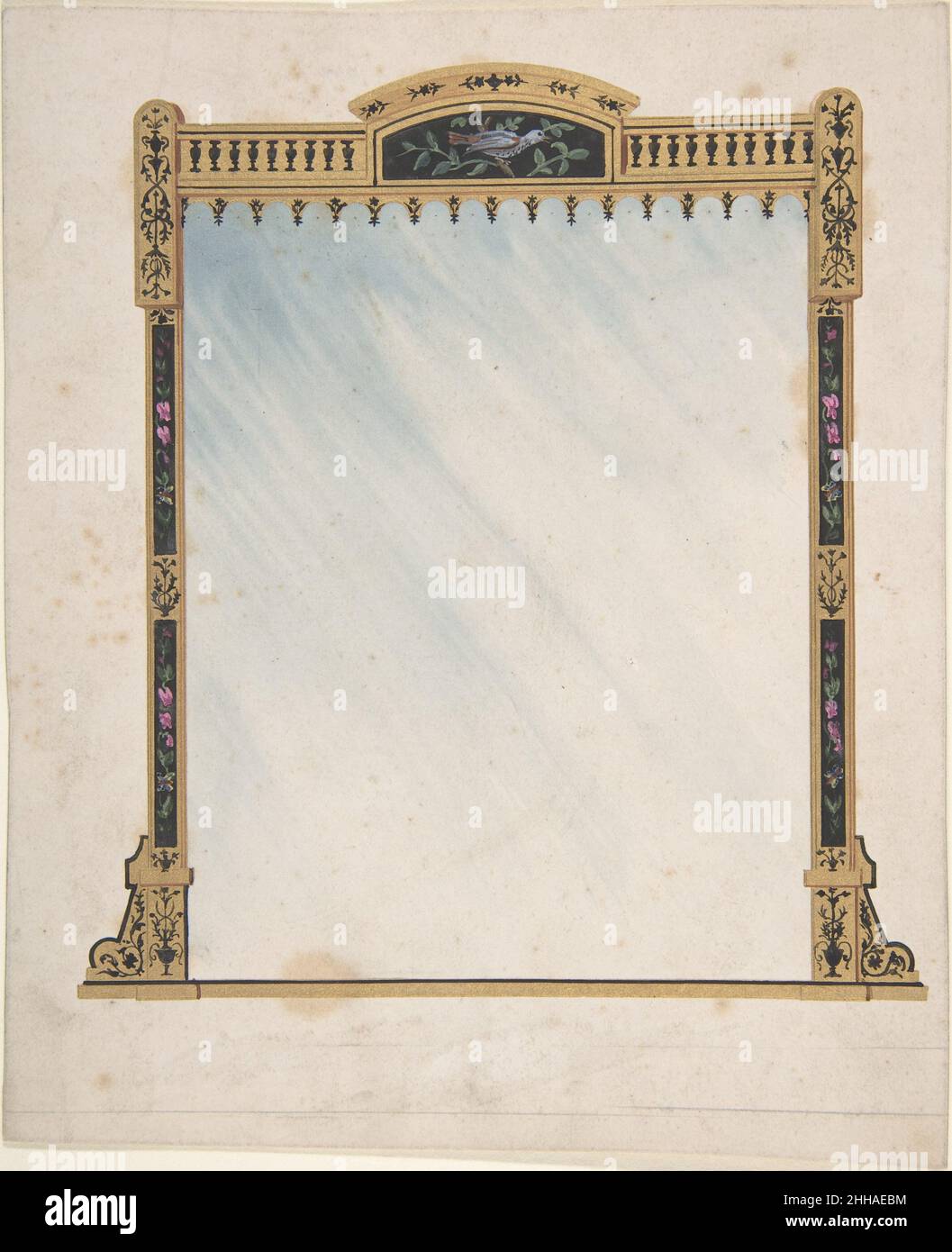 Design for a Mirror 1820–80 Anonymous, British, 19th century British ...