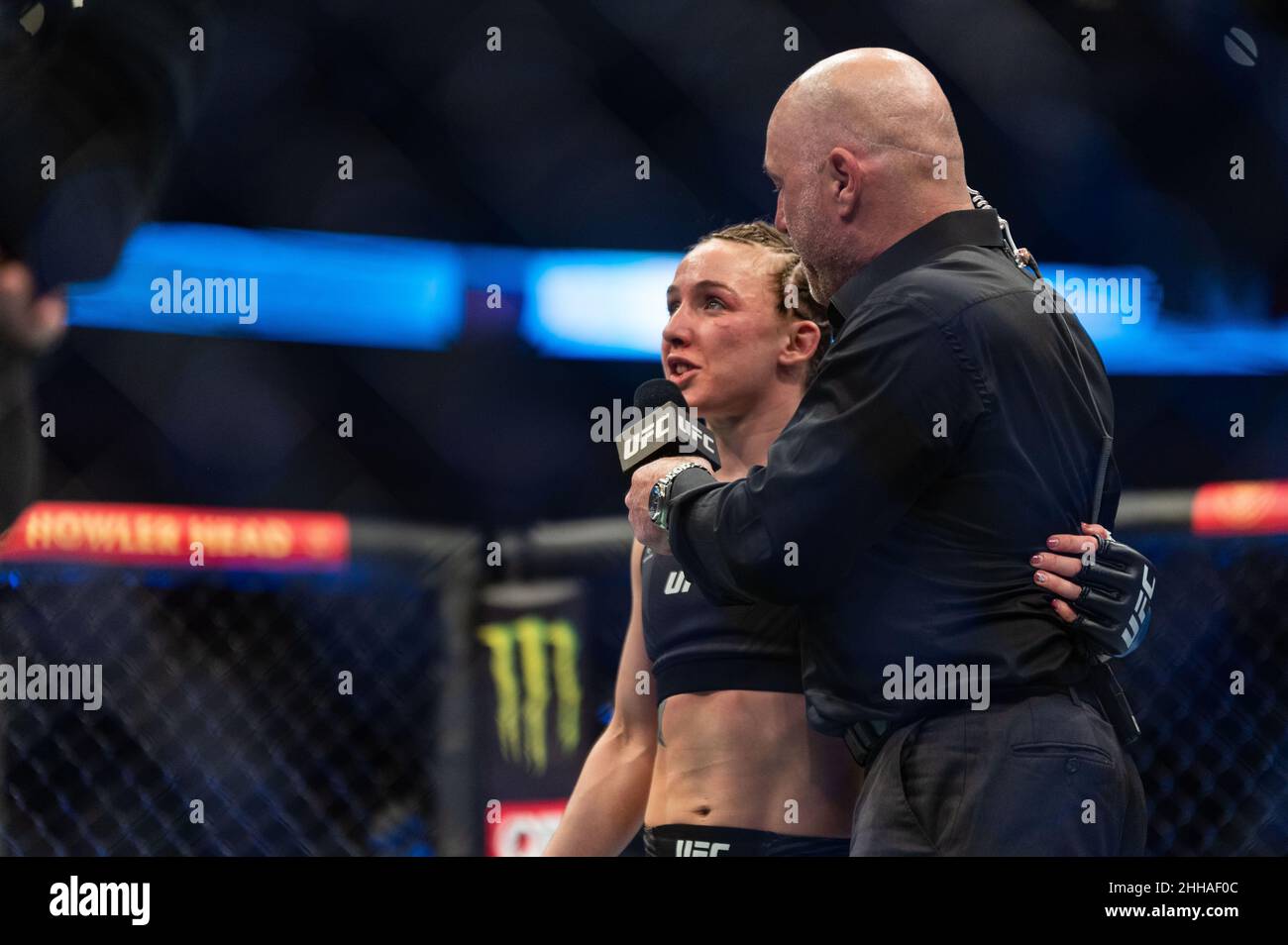 Anaheim, California, USA. 23rd Jan, 2022. UFC 270: Ngannou vs Gane ...