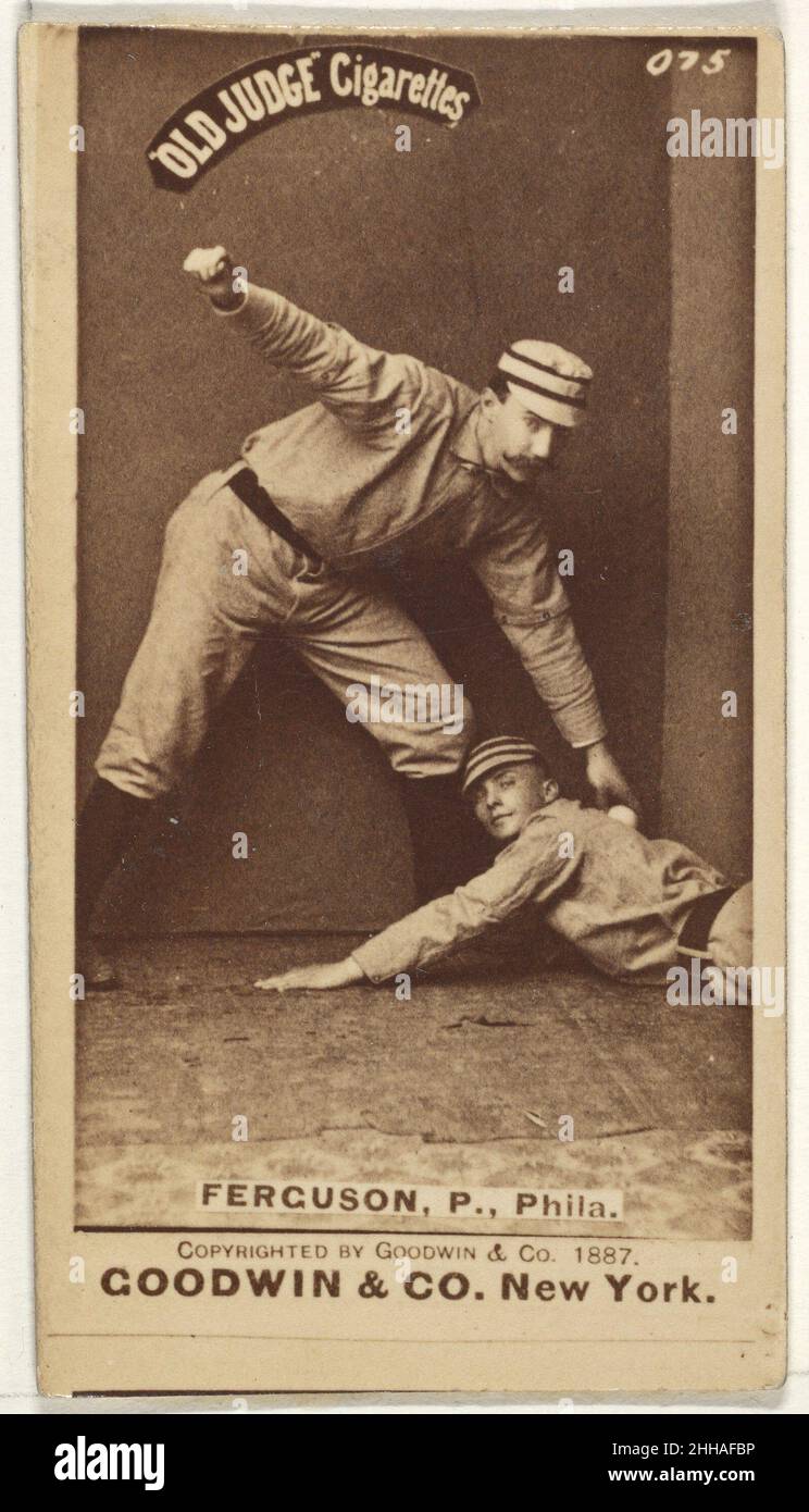 Charles J. "Charlie" Ferguson, Pitcher, Philadelphia, from the Old ...