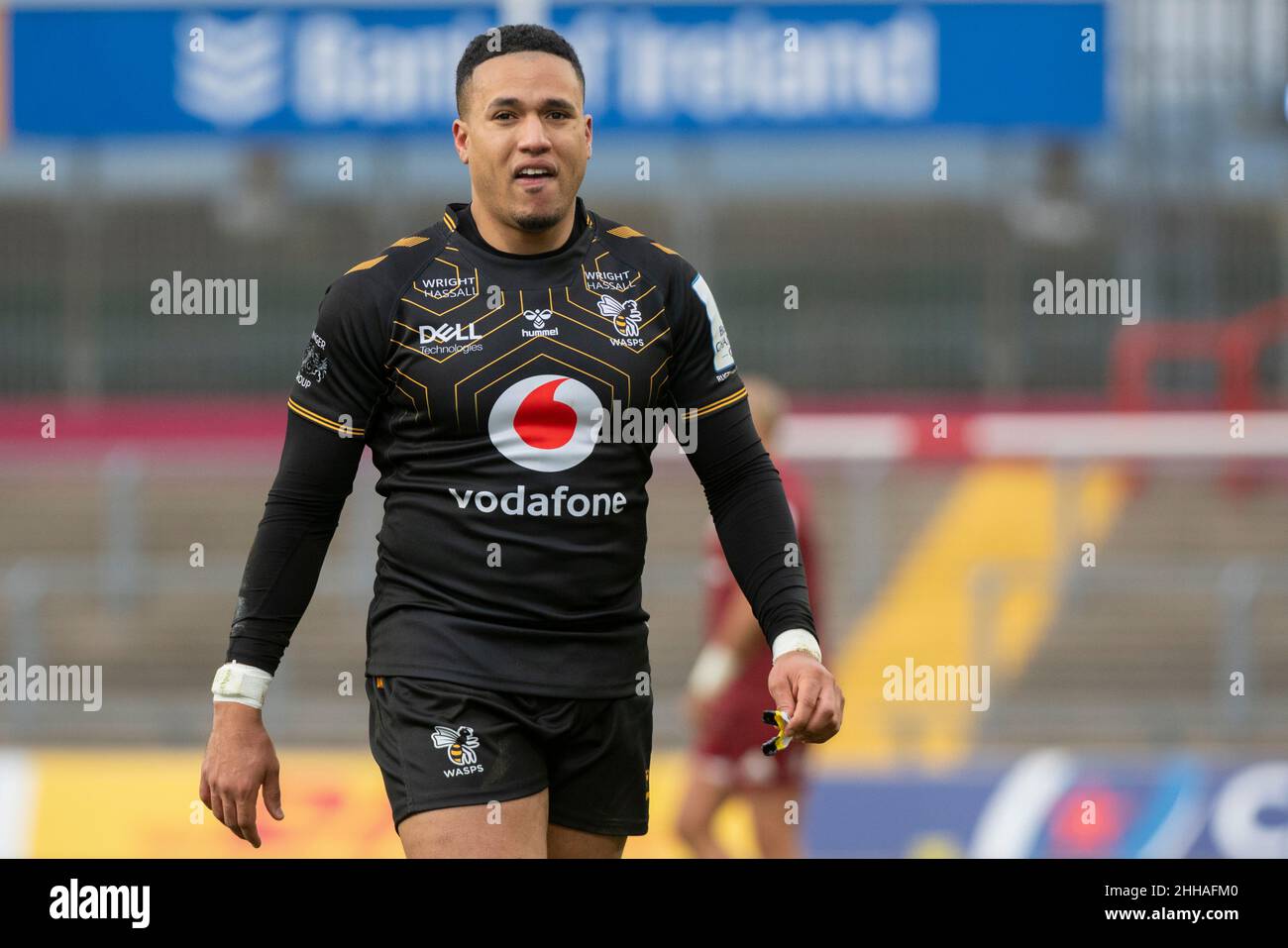 Marcus WATSON of Wasps looks on during the Heineken Champions Cup ...