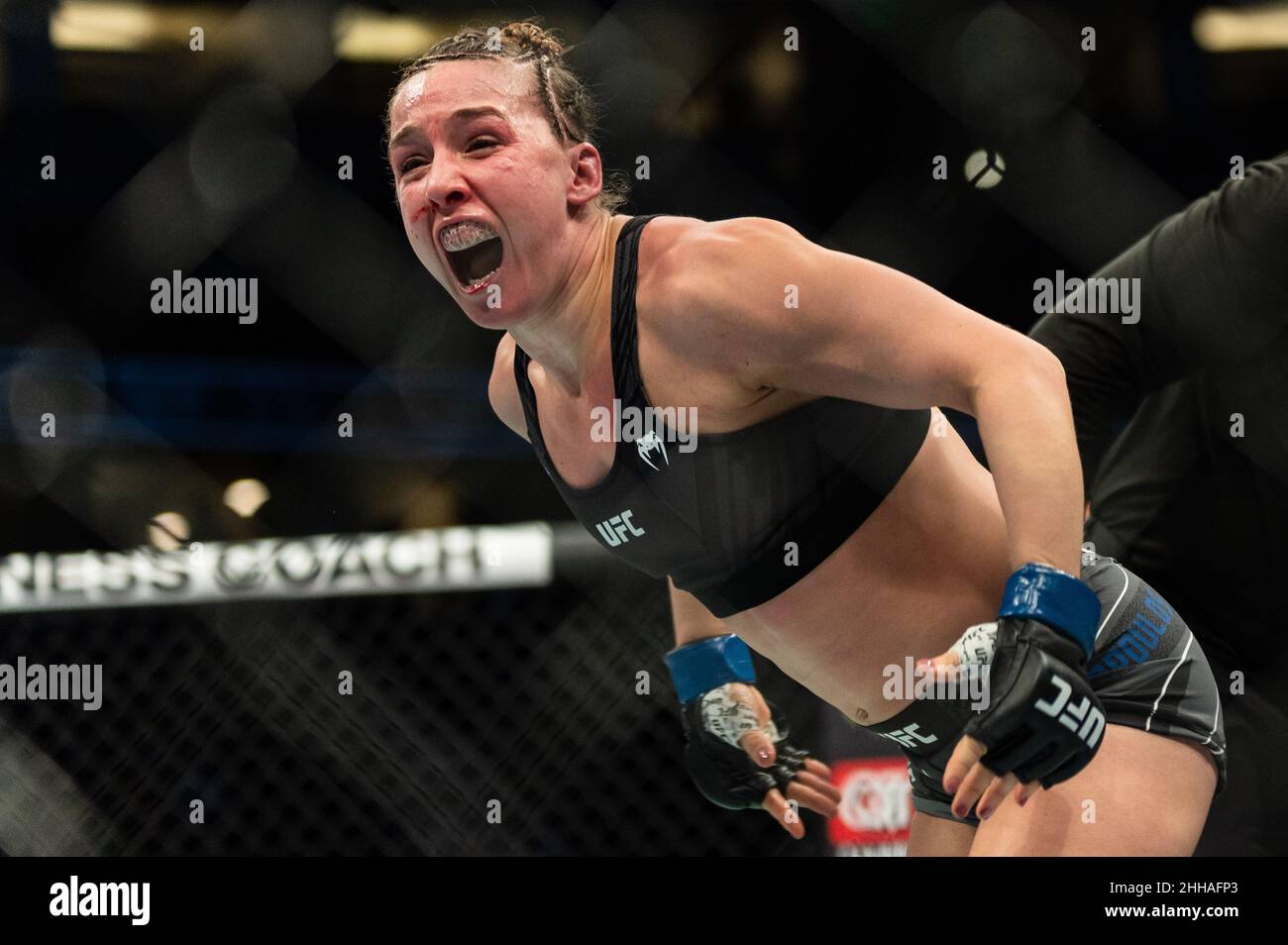 Anaheim, California, USA. 23rd Jan, 2022. UFC 270: Ngannou vs Gane ...