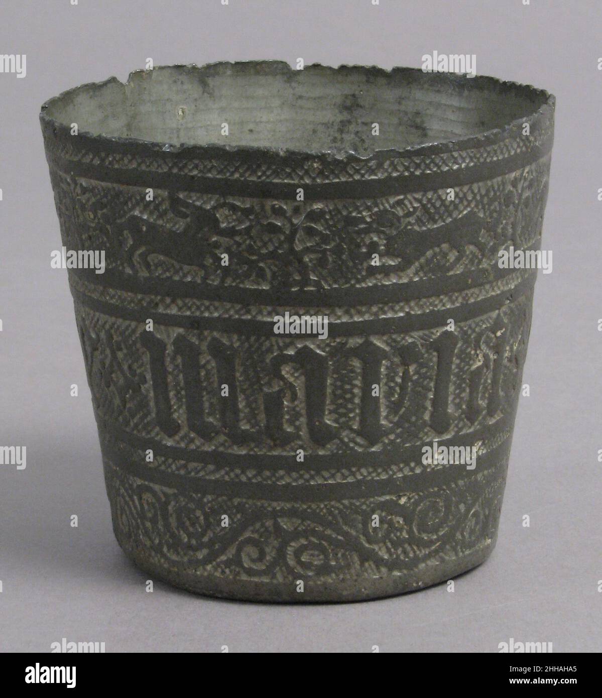 Beaker 15th century French. Beaker 467078 Stock Photo - Alamy