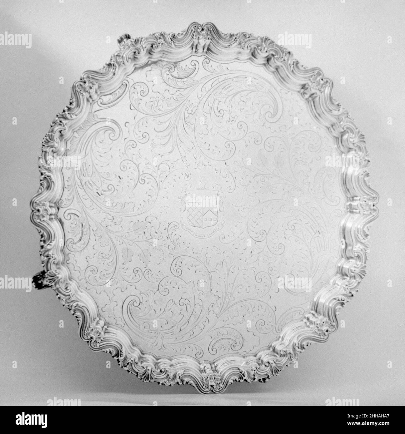 Salver 1834–35 Henry Wilkinson & Co.. Salver 198040 Stock Photo - Alamy