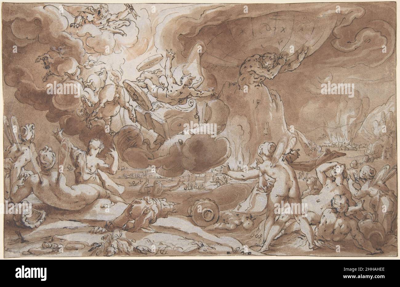 The Fall of Phaeton late 16th–early 17th century Hendrick Goltzius ...