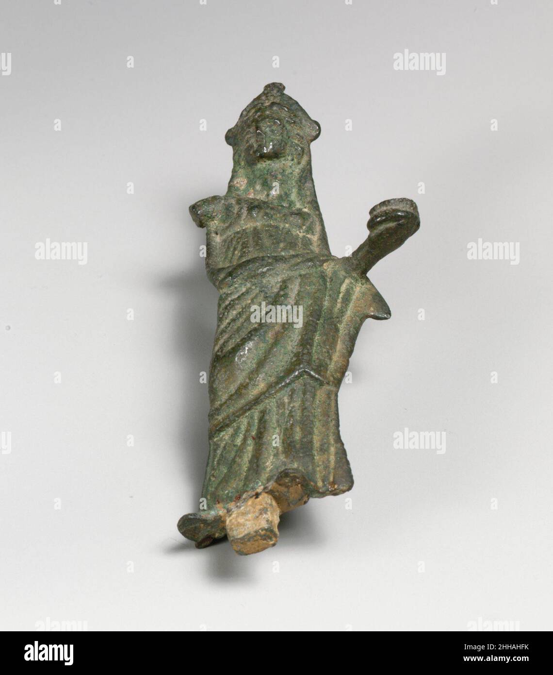 Statuette of a woman wearing a mantle over head 3rd–1st century B.C ...