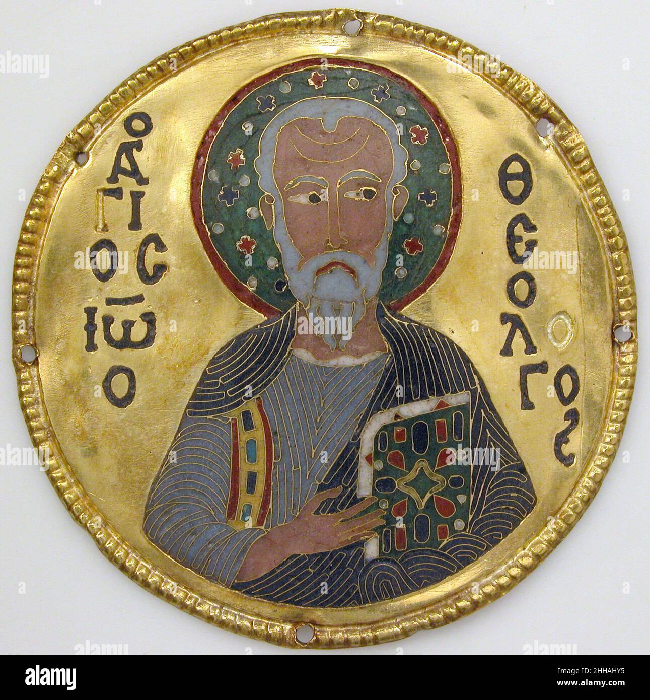 Medallion with Saint John the Evangelist from an Icon Frame ca. 1100 ...