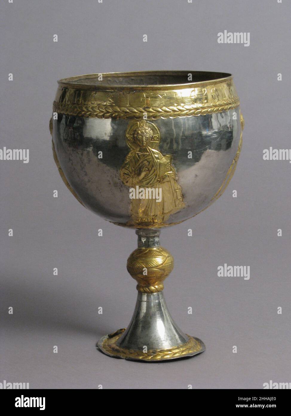 The Attarouthi Treasure - Chalice 500–650 Byzantine With a youthful ...