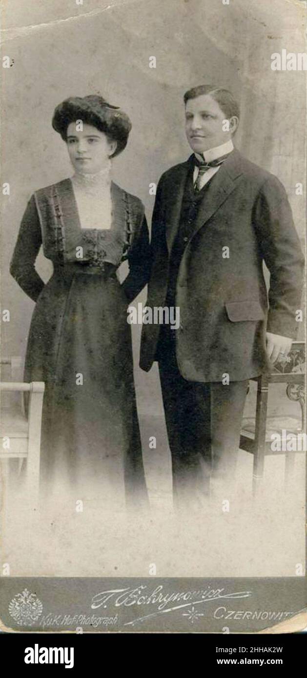 Sofia and Avram Imbroane Stock Photo - Alamy