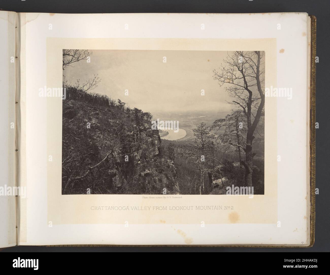 Chattanooga Valley from Lookout Mountain No. 2 1860s George N. Barnard ...