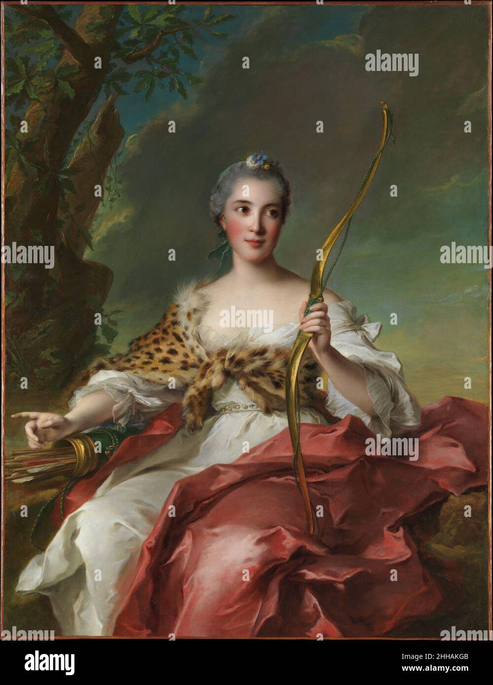 Madame Bergeret de Frouville as Diana 1756 Jean Marc Nattier French ...