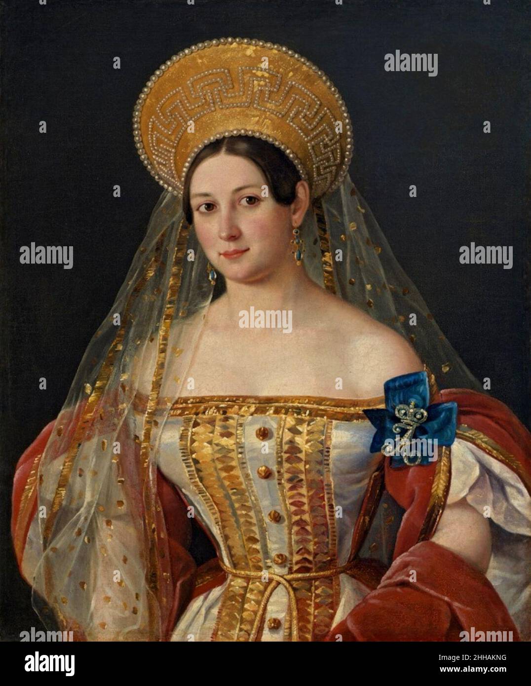 Sofia Vassilyevna Orlova-Denisova by Petr Orlov Stock Photo - Alamy