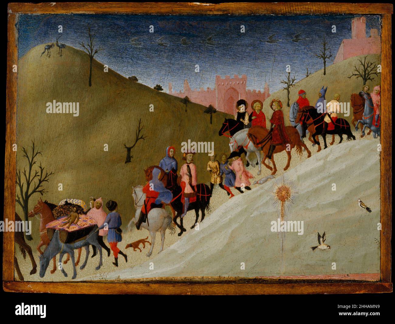 The Journey of the Magi ca. 1433–35 Sassetta (Stefano di Giovanni ...