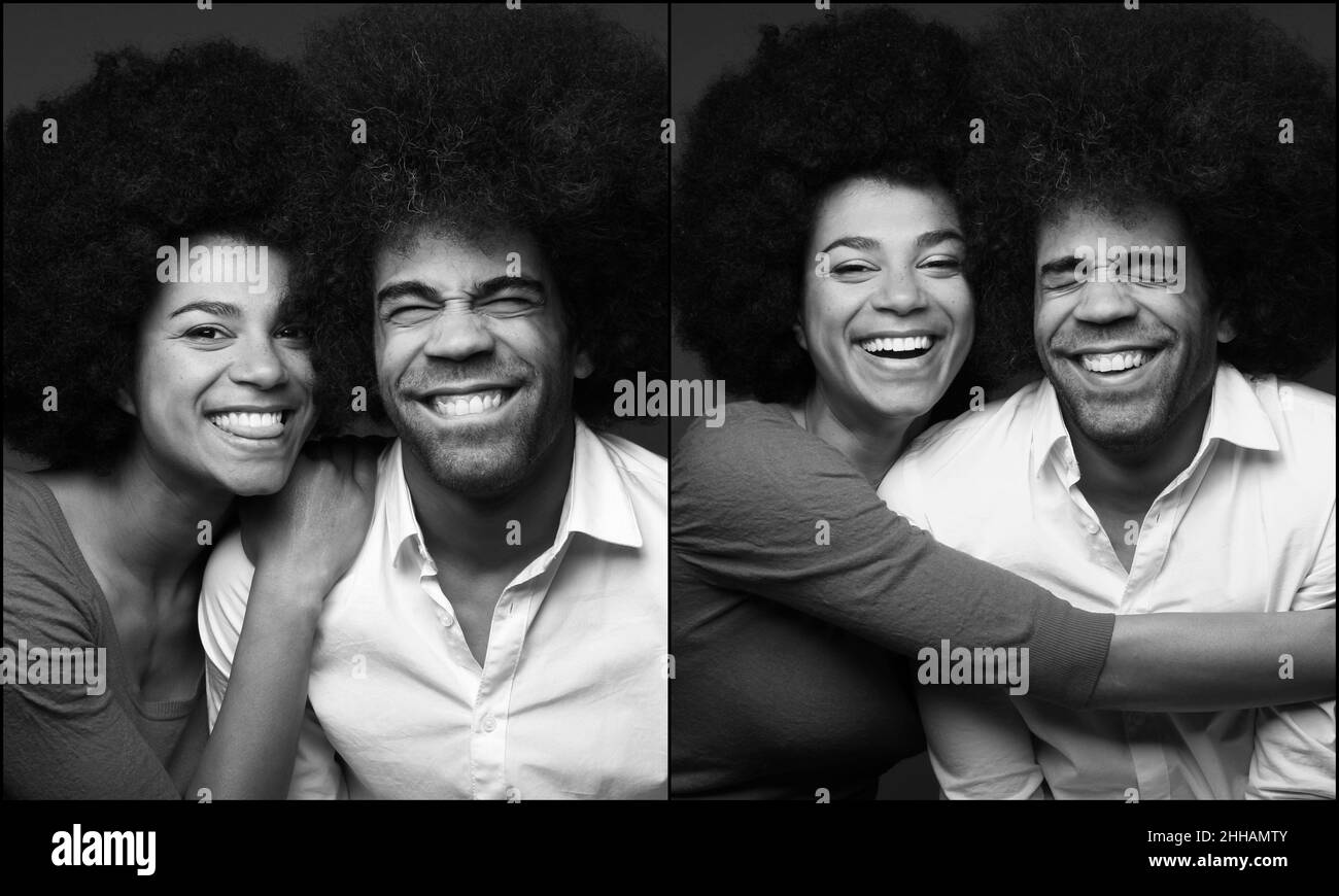 Beautiful happy Love Couple Together Stock Photo - Alamy
