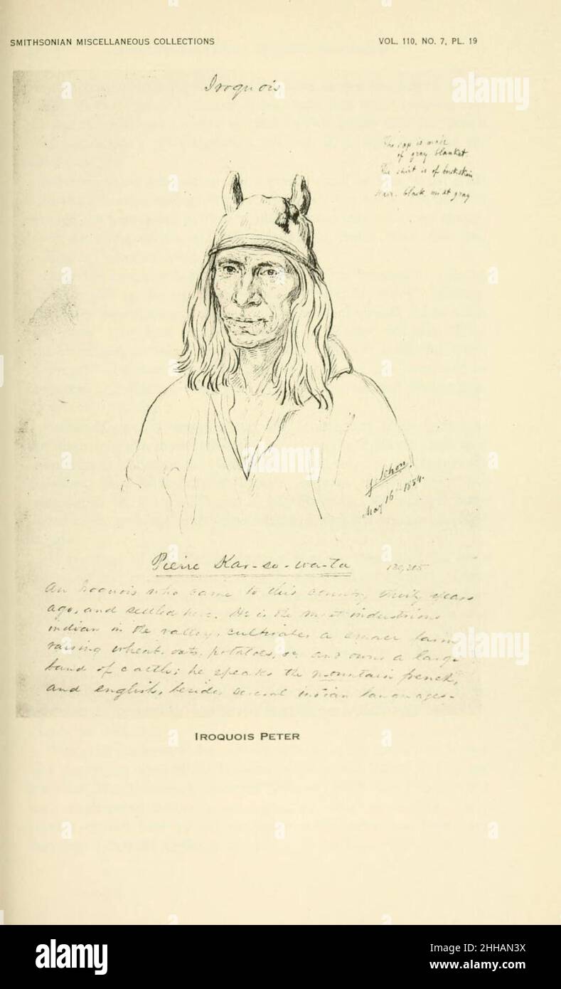 Sohon 19 Iroquois Peter Stock Photo - Alamy