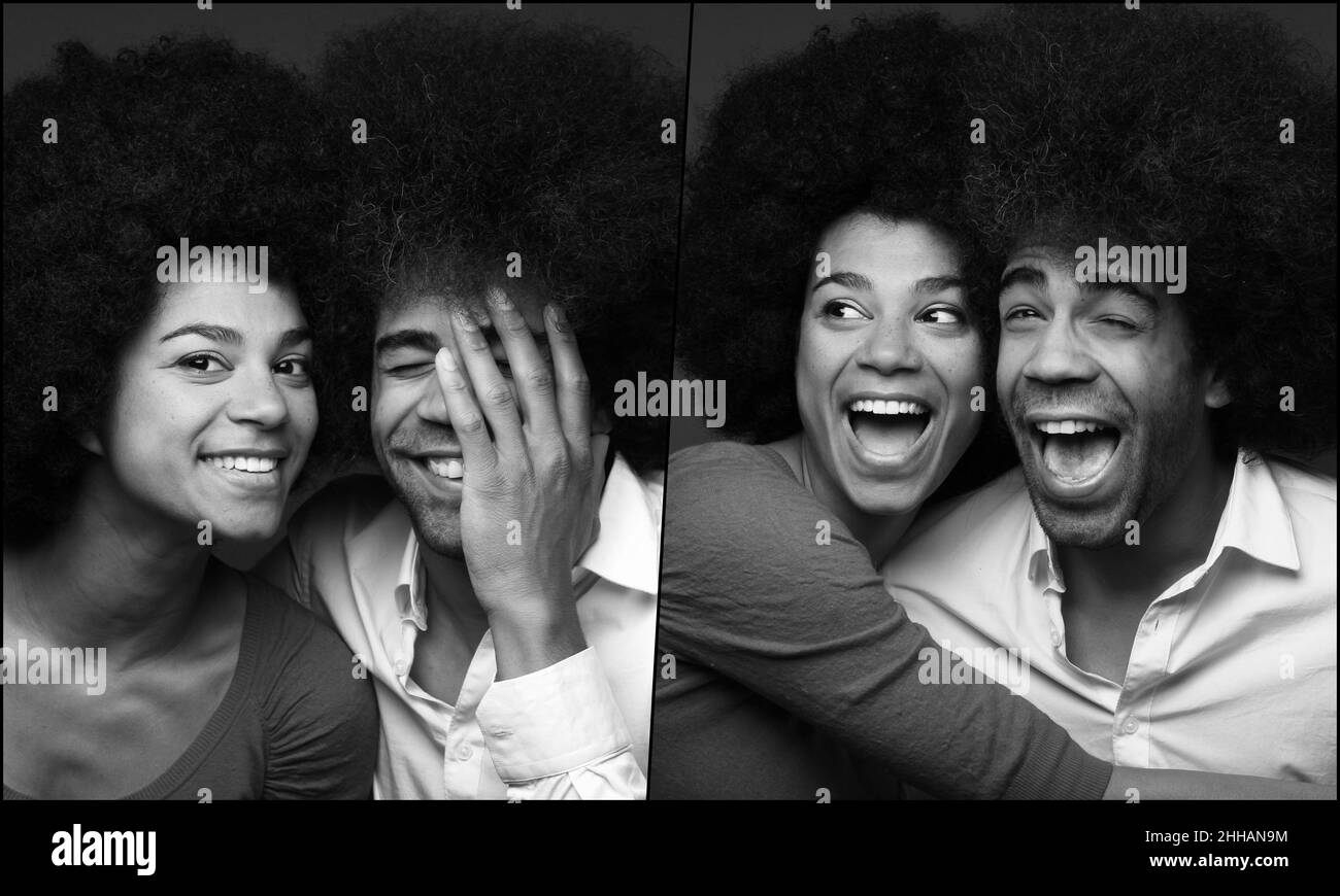Beautiful happy Love Couple Together Stock Photo - Alamy