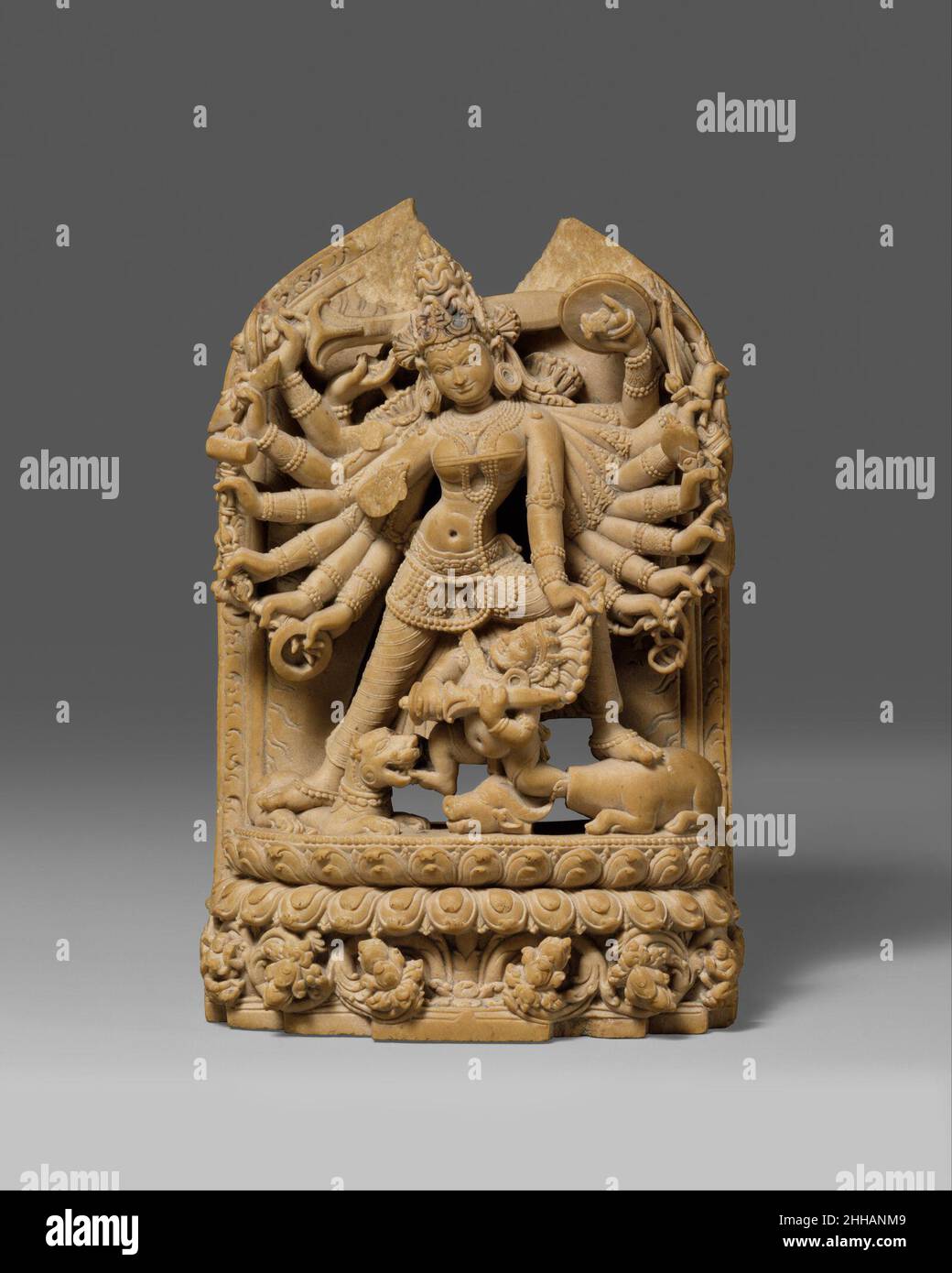 The Goddess Durga Slaying the Demon Buffalo Mahisha 12th century ...