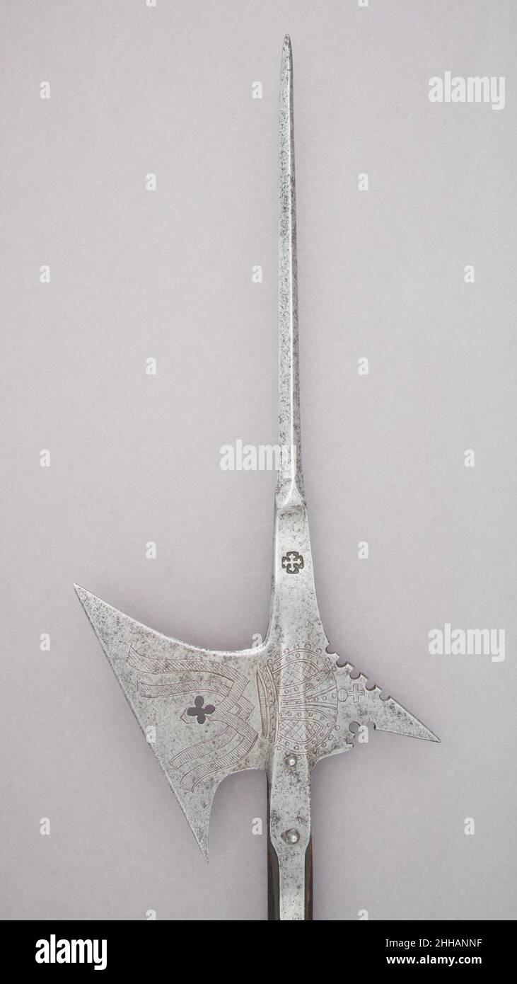 Halberd 16th century German. Halberd. German. 16th century. Steel, wood ...