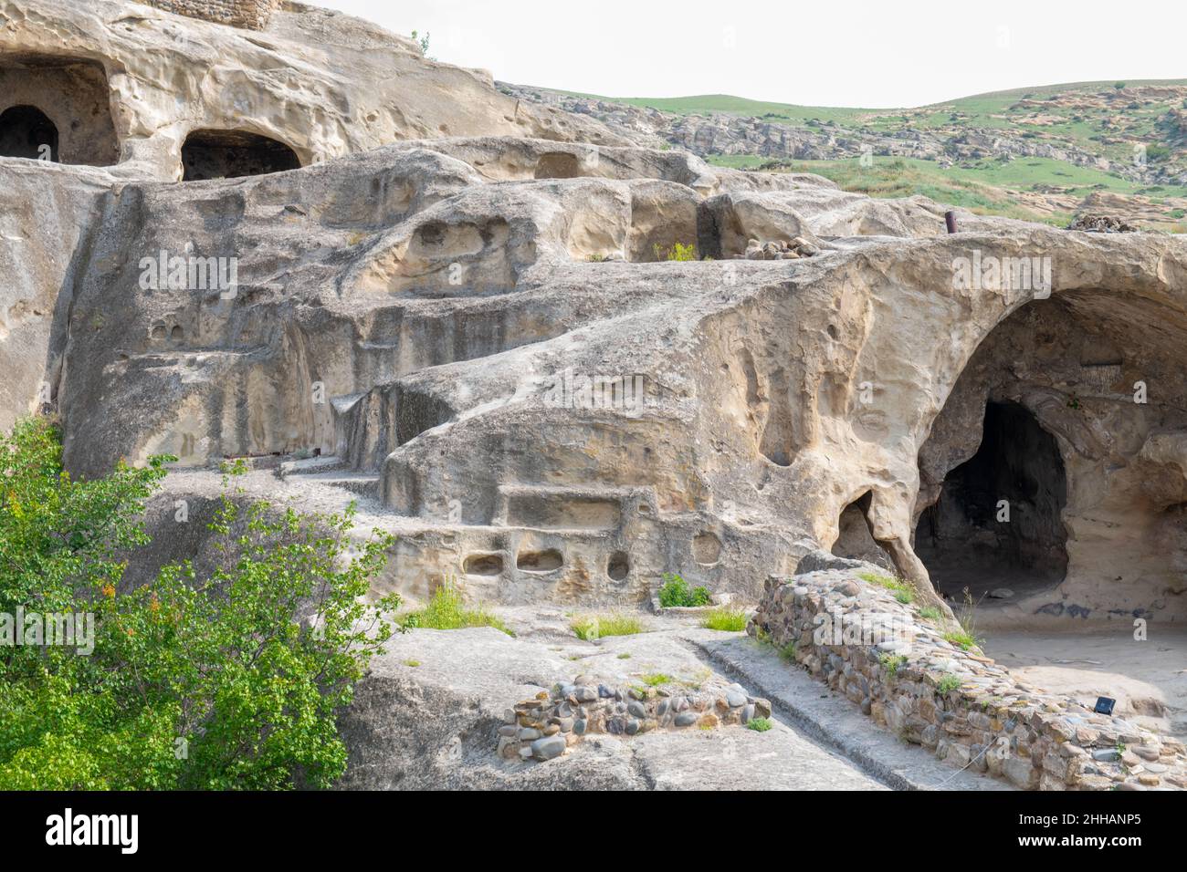 Uplistsikhe settlement is an impressive cave complex Stock Photo - Alamy