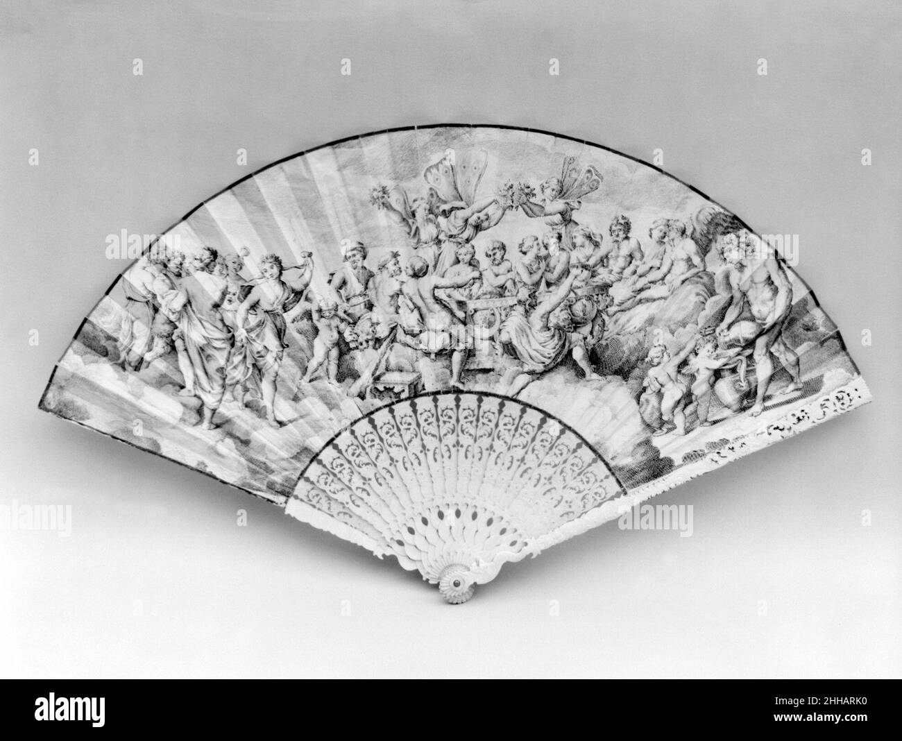 Fan 18th century Italian. Fan 209497 Stock Photo - Alamy