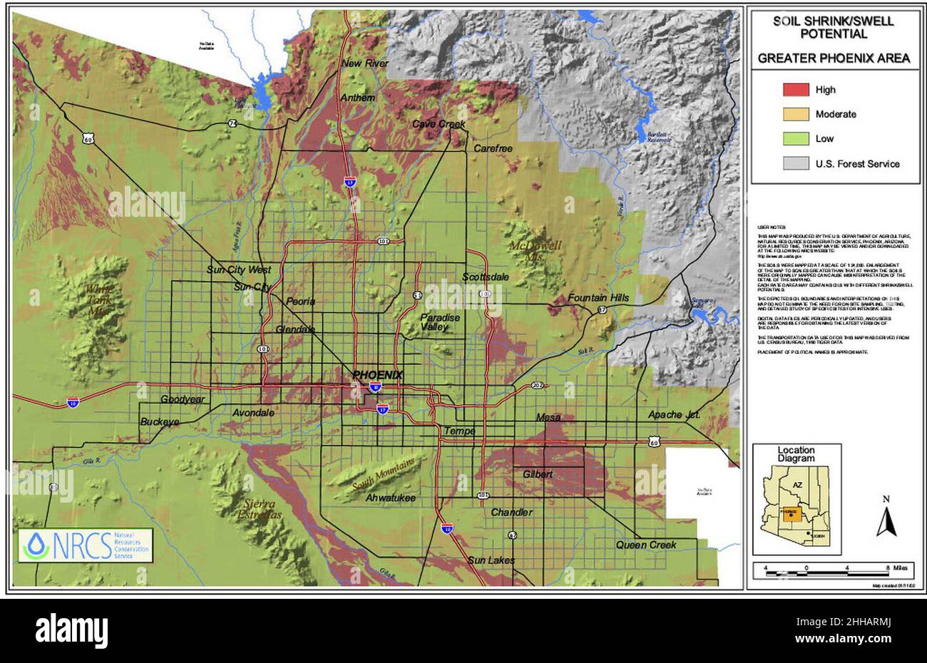 Vintage phoenix map hi-res stock photography and images - Alamy