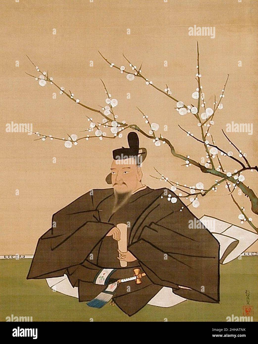 Sokutai Tenjin by Sakai Hoitsu (Tokiwayama Bunko Stock Photo - Alamy