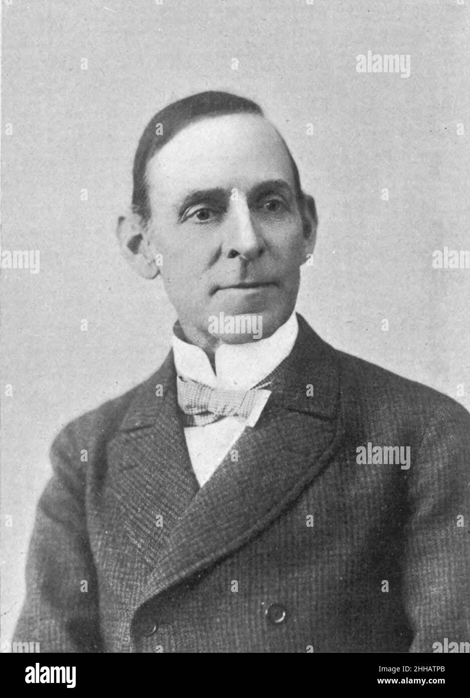 Sol Smith Russell, stage actor. Baker Stock Photo - Alamy