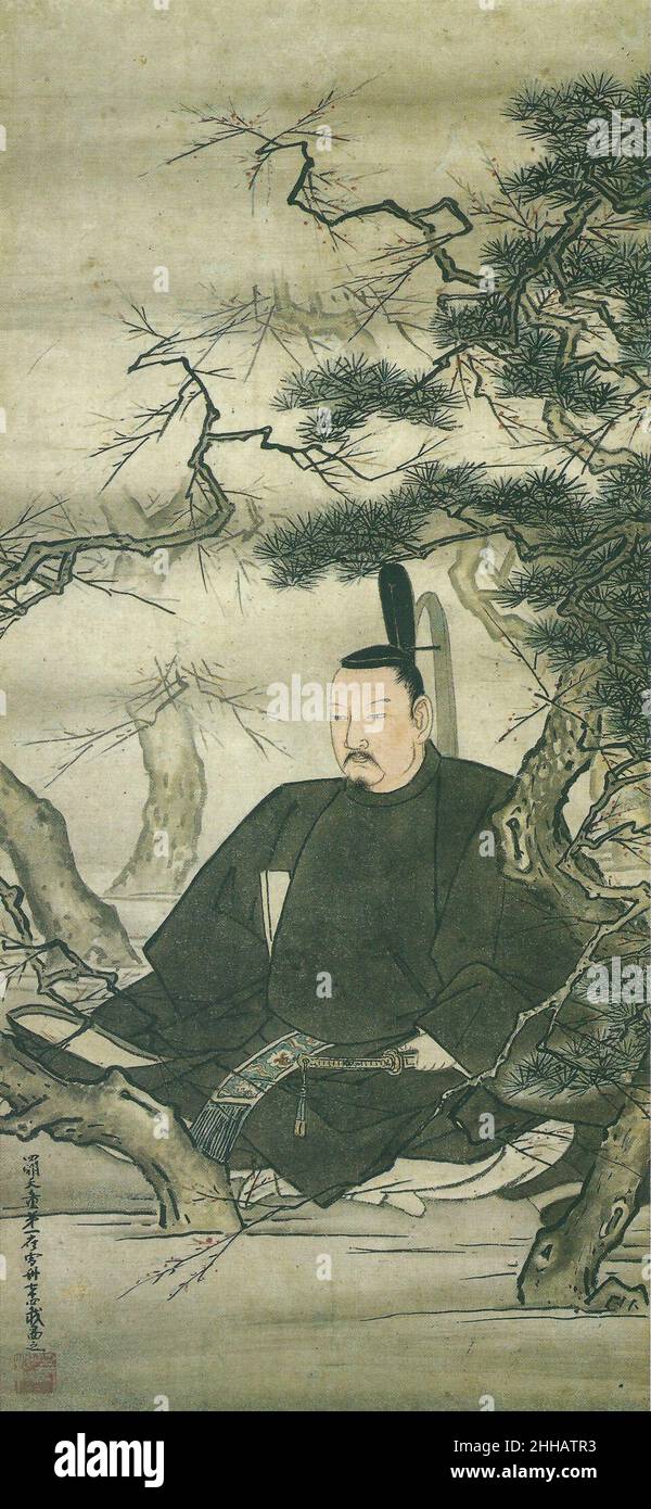 Sokutai Tenjin zo Sesshu attribu Stock Photo - Alamy