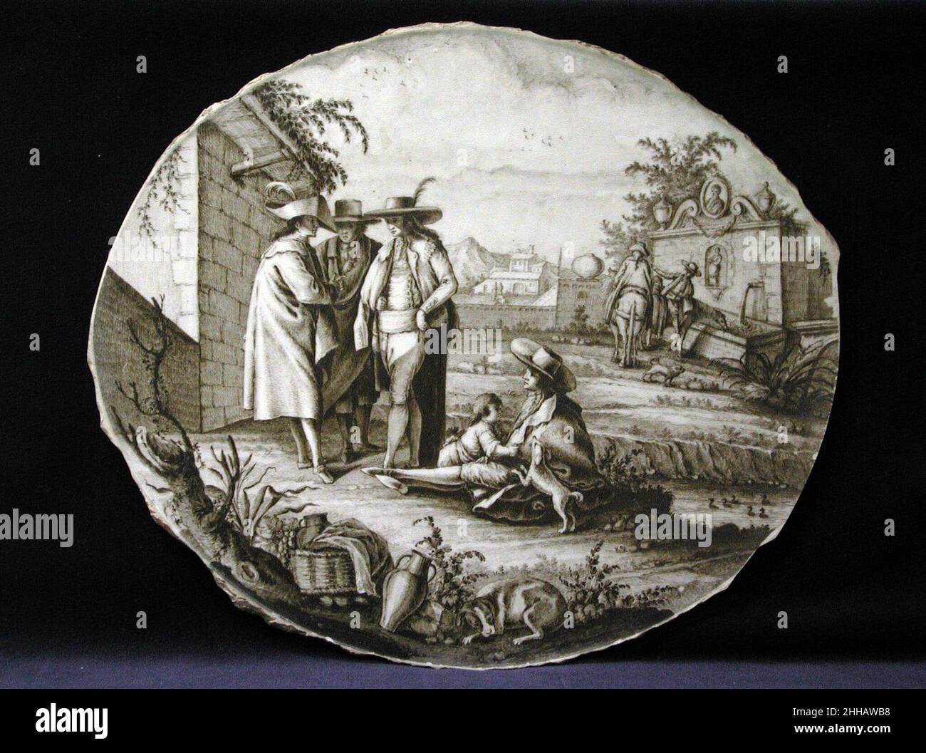 Plaque late 18th century Alcora Manufactory The gift of the Hans Syz ...